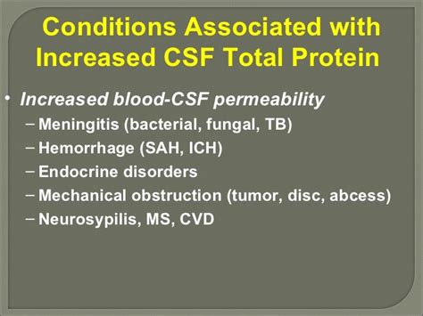 Csf Analysis Presentation Csf Analysis Presentation