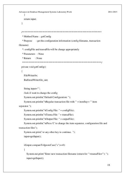 advanced database management system laboratory pdf