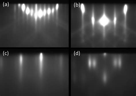rheed pattern of a si 0 8 ge 0 2 layer on si 111 b si 0 8 ge 0 2
