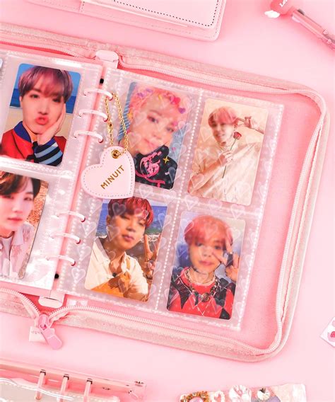 미뉴잇 6공 포카 지퍼바인더 커버 A5 에이블리