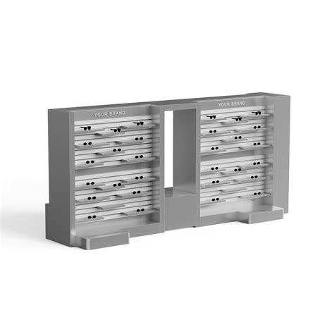 New Design Double Sided Open Metal Eyewear Glasses Store Display Cabinet Caamatech