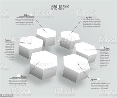 추상적임 3d 종이 인포그래픽 육각형에 대한 스톡 벡터 아트 및 기타 이미지 육각형 책자 0명 Istock