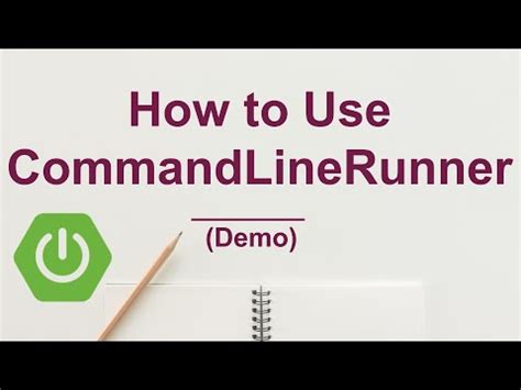 How To Use Spring Boot CommandLineRunner YouTube