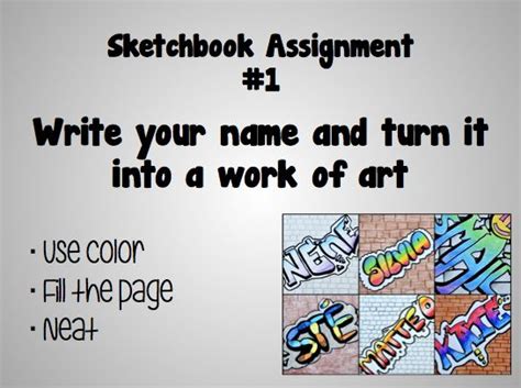 Sketchbook Assignments Art Sub Lessons Art Lessons Middle School Sketchbook Assignments Art Sub Lessons Art Lessons Middle School