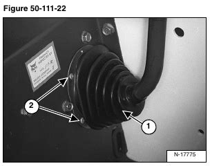 BOBCAT S130 CONTROL HANDLE LEVER ACS Boot Removal And Installation