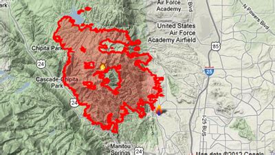 Map Waldo Canyon Fire Fox31 Denver