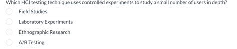 Solved Which Hcl ﻿testing Technique Uses Controlled