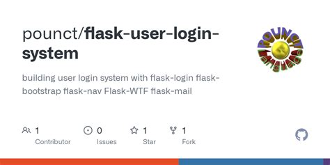 Github Pounctflask User Login System Building User Login System With Flask Login Flask