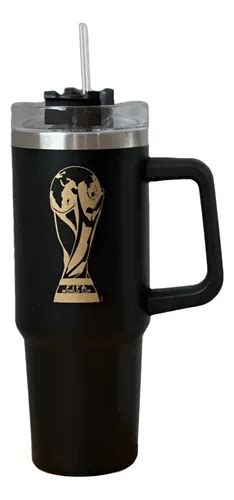 Termo Vaso Copa Mundial Fifa 2026 Edición Limitada Oxxo Negro Fifa