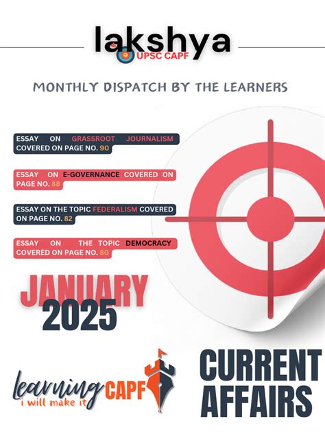 Lakshya January Pdf Freedom Of Movement Government