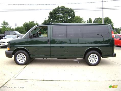 Dark Green Metallic 2012 Chevrolet Express Ls 1500 Passenger Van