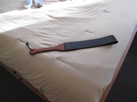 Maintenance Day Spanked With Leather