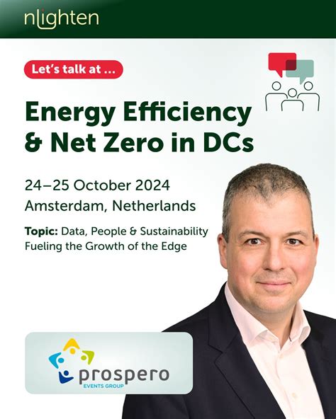 Energy Efficiency And Net Zero In Data Centers 2024 Amsterdam Nl October 24 October 25 Join Us