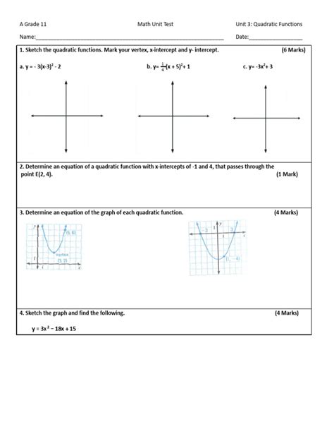 Grade 11 Unit 3 Practice Test Pdf