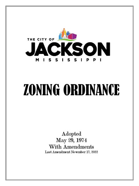 Zoning Ordinance Pdf Meal Zoning