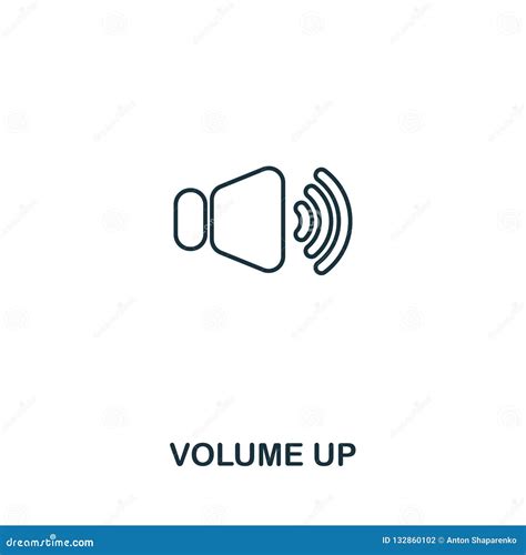 Volume Up Creative Icon Simple Element Illustration Volume Up Concept