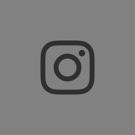 Grey Instagram Icon Icona App