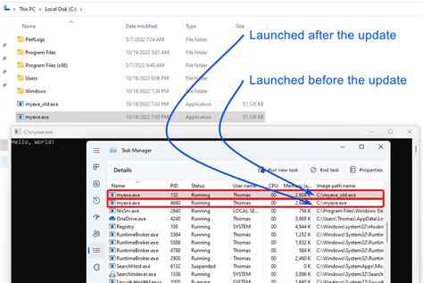 Windows Get Process Image Path Of Renamed Executable Stack Overflow