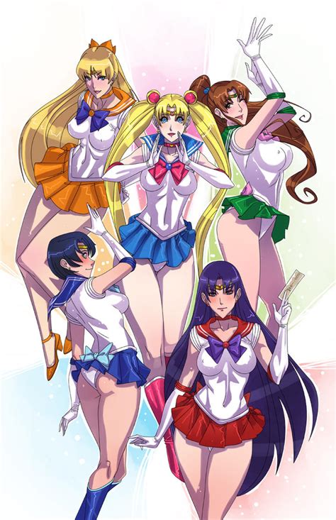 Sailor Scouts By Pop Lee On Deviantart