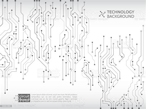 Ilustrasi Vektor Papan Sirkuit Ilustrasi Stok Unduh Gambar Sekarang