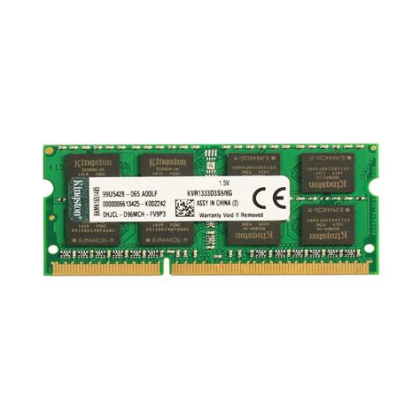 رم لپ تاپ Ram 1333 Ddr3 Pc3 Kingstonظرفیت 8 گیگابایت رتروشاپ