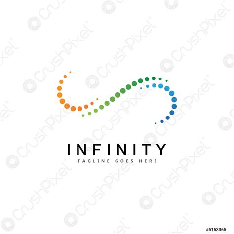 Infinity Loop Symbol Logo Icon Design Template Vector Color Emblem Stock Vector 5153365