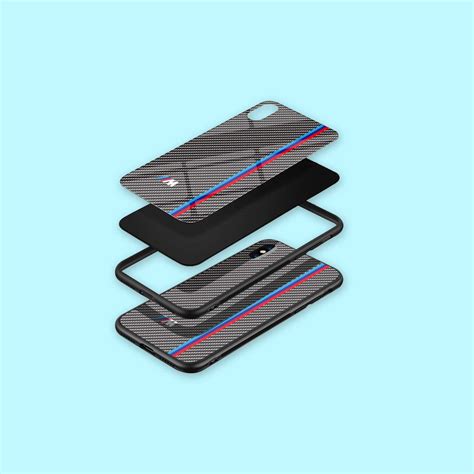 Carbon Fiber Tempered Glass Phone Case Big Banner Australia
