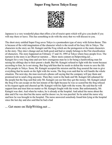 Describe The Frog Writing Activity Sheet Frog Twinkl PDF