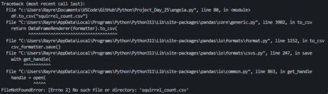Python Getting Error When Trying To Create A Converted Data Frame To A Csv File Stack Overflow