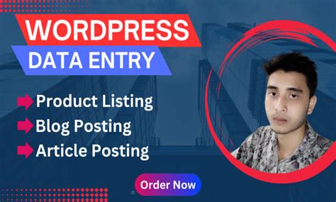 Do Wordpress Data Entry Blog Post And Woocommerce Product Upload Or Listing By Atikbakhtiar