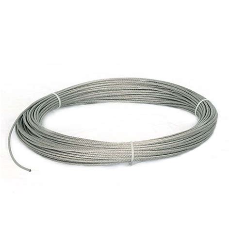 Трос Д=4 мм стальной оцинкованный DIN3055
