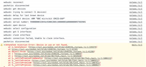 Inconsistent Pairing With Webusb · Issue 3078 · Microsoftpxt Microbit · Github