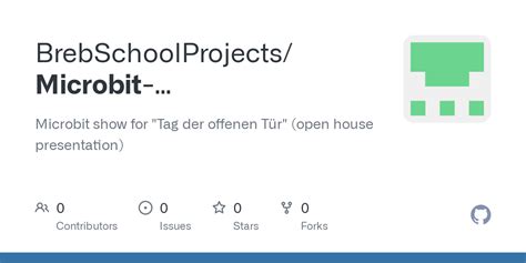 GitHub BrebbabeProjects Microbit DistributedDisplay Microbit show for Tag der offenen Tür