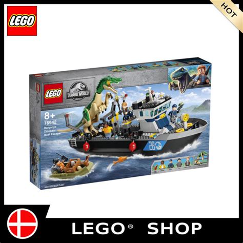 100 Original Lego 76942 Jurassic World Baryonyx Dinosaur Boat Escape