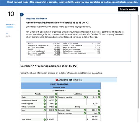 Solved Check My Work Mode This Shows What Is Correct Or Chegg Com