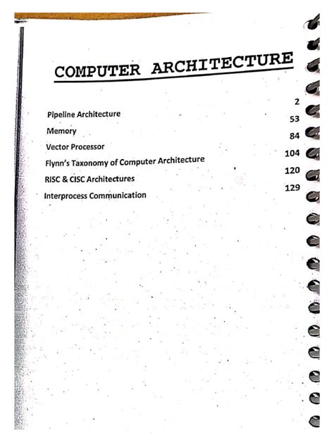 Computer Architecture Cse Pdf