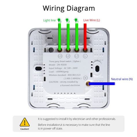 Zemismart Tuya Zigbee Smart Wall Light Switch Eu Touch Switch 1 2 3 4 Gang With Neutral Tempered
