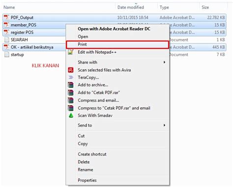 Cara Cetak Print Banyak File PDF Sekaligus Semuanya Dalam 2 Langkah Kusnendar