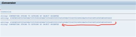 Conversions 2 Xstring To String Sapcodes