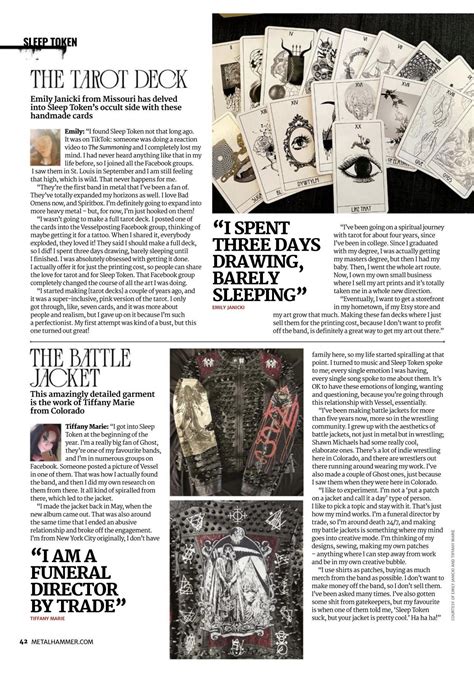 metal hammer uk sleep token issue dec 2023 r sleeptoken