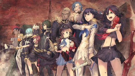 Anime Anime Girls Short Hair Smiling Jakuzure Nonon Kill La Kill
