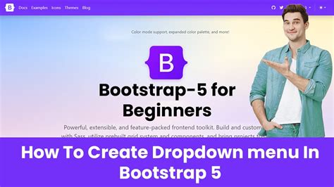 Bootstrap How Do I Start Learning Bootstrap How To Create Dropdown Menu In Bootstrap