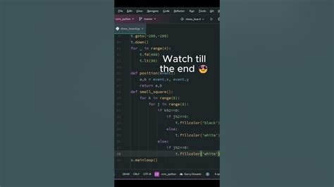 Chess Board With Python Turtle Pythonprojects Programming Coding