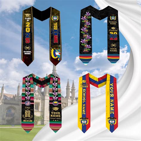 Custom Colombian Graduation Sash 2025 Colombian Graduation Sash