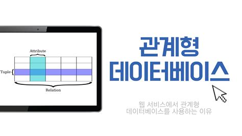 웹 서비스에서 관계형 데이터베이스를 사용하는 이유