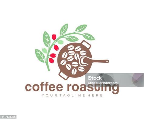 커피 로스팅 과일과 커피의 지점 디자인 커피 하우스 카페 커피 생산 벡터 디자인 및 일러스트 레이 션 커피 로스터에 대한 스톡 벡터 아트 및 기타 이미지 Istock
