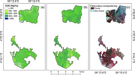Spatial Distribution Of Agb Using Xgb Models Of A Alos 2palsar 2 And