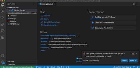 a first look at dev environments feature under docker desktop 3 5 0