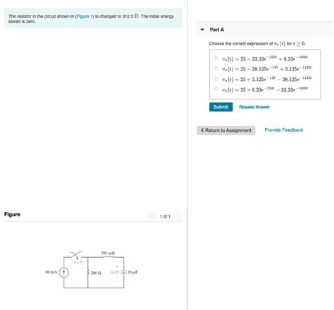 Solved The Resistor In The Circuit Shown In Figure 1 Is Chegg Com