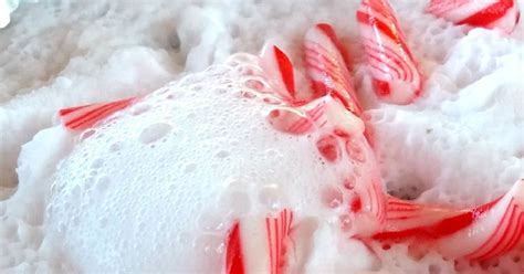 Christmas Science Experiment Fizzing Candy Cane Eruptions
